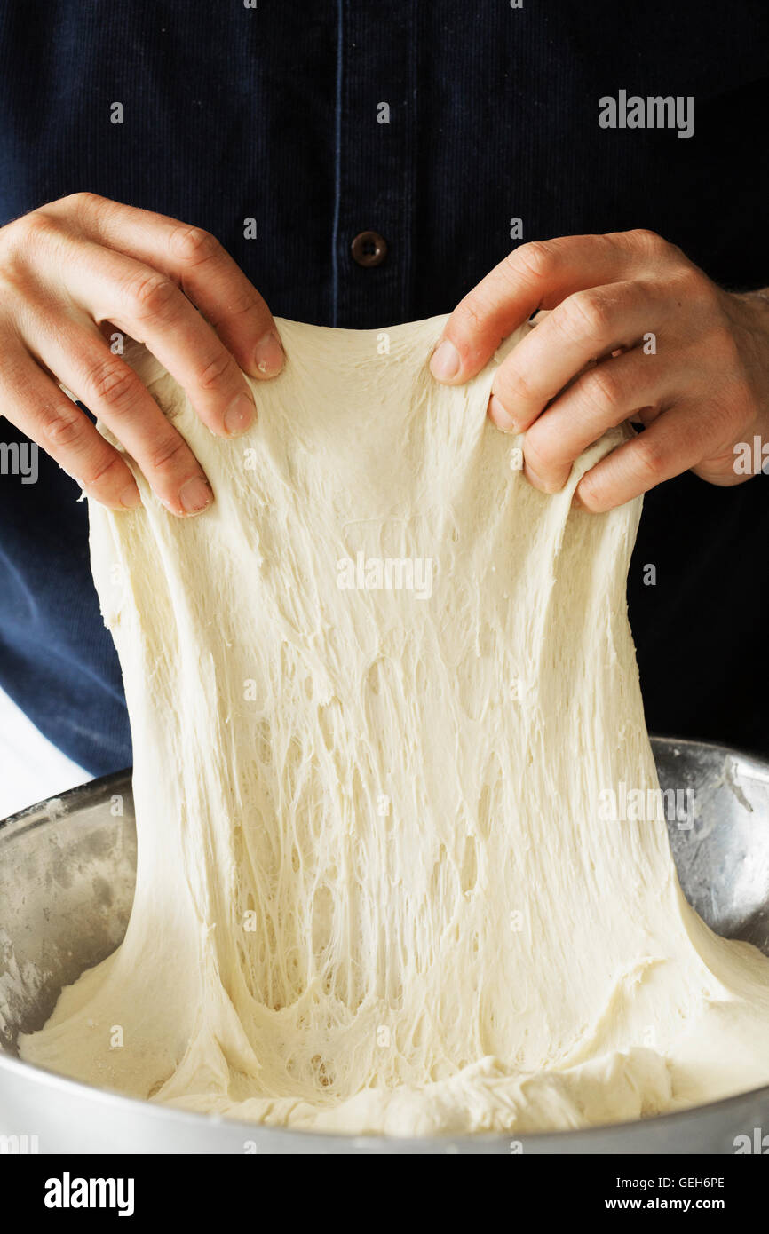 Mixing bread dough england hi-res stock photography and images - Alamy