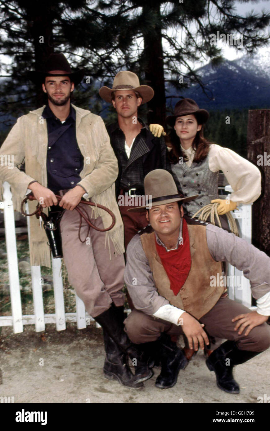 Adam Cartwright jr. (Alistair MacDougall, l), Benji Cartwright (Michael ...