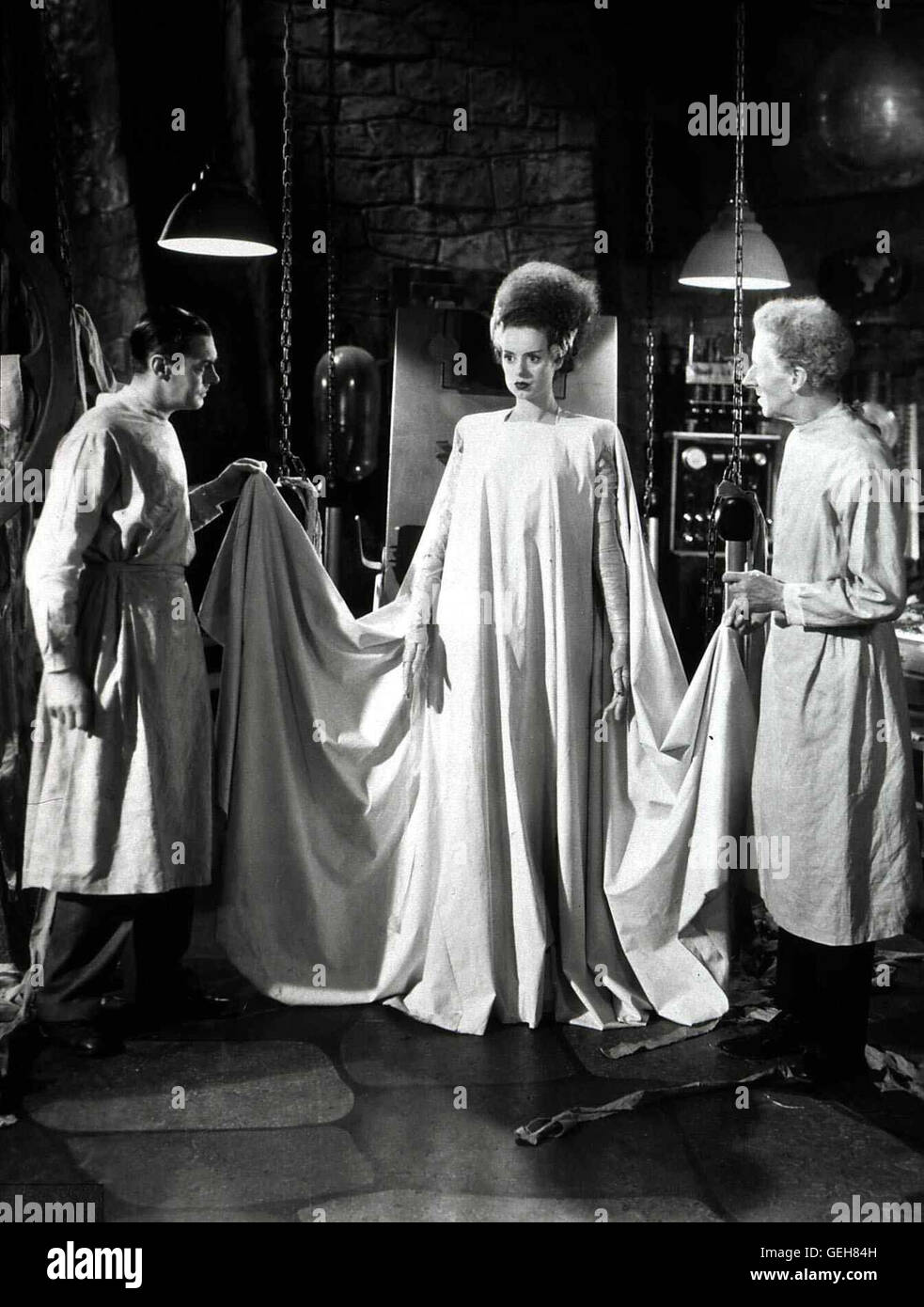 Colin Clive, Elsa Lanchester, Ernest Thesiger Frankenstein (Colin Clive ...