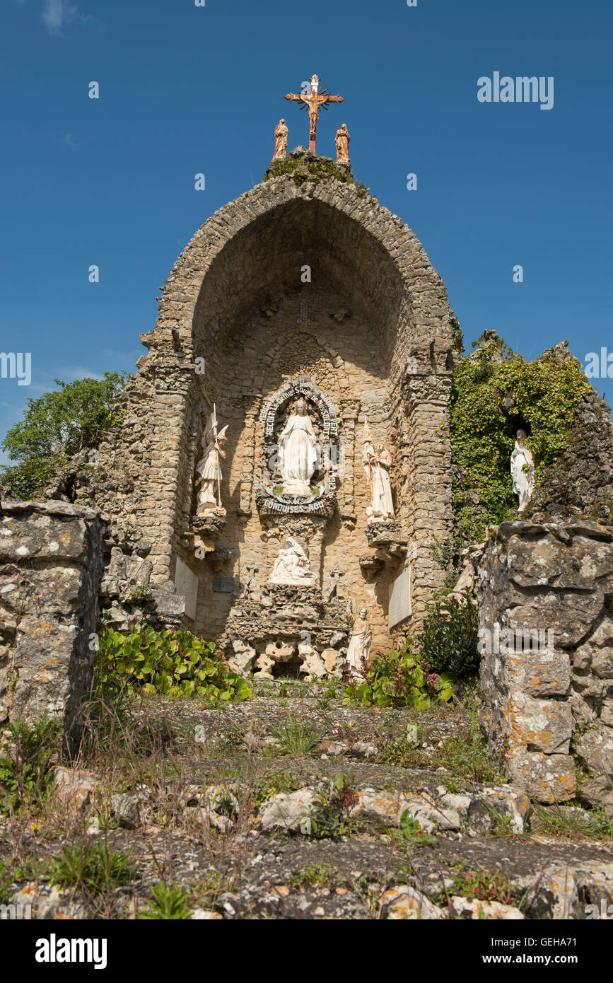 Memorial to fallen soldiers at Saint Gervais, Vendee, France Stock ...