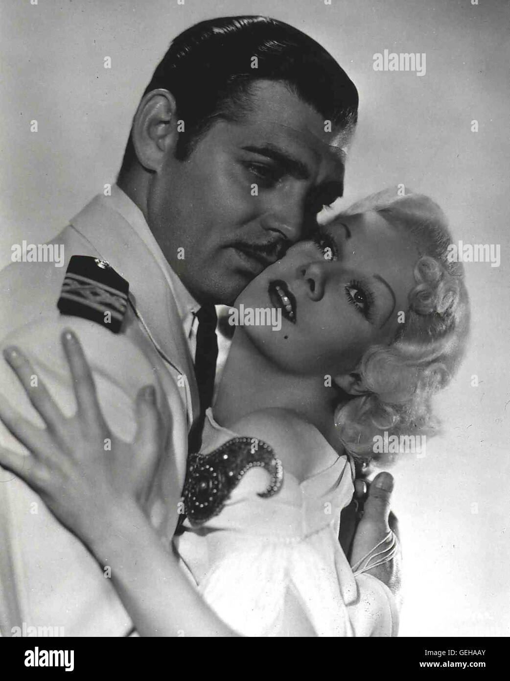 Clark Gable, Jean Harlow Kapitaen Alan Gaskell (Clark Gable) verfaellt ...