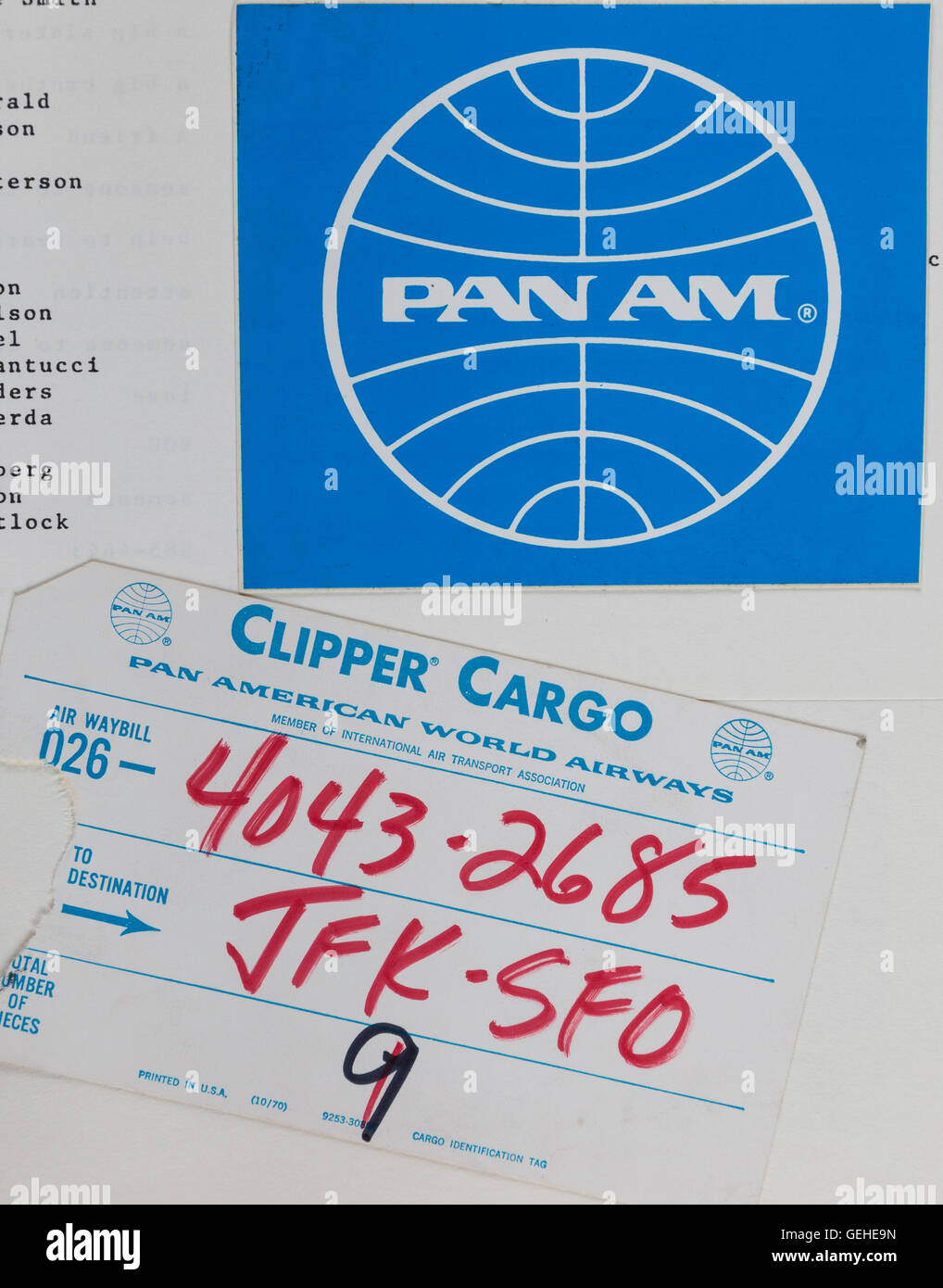Pan am clipper hi-res stock photography and images - Alamy