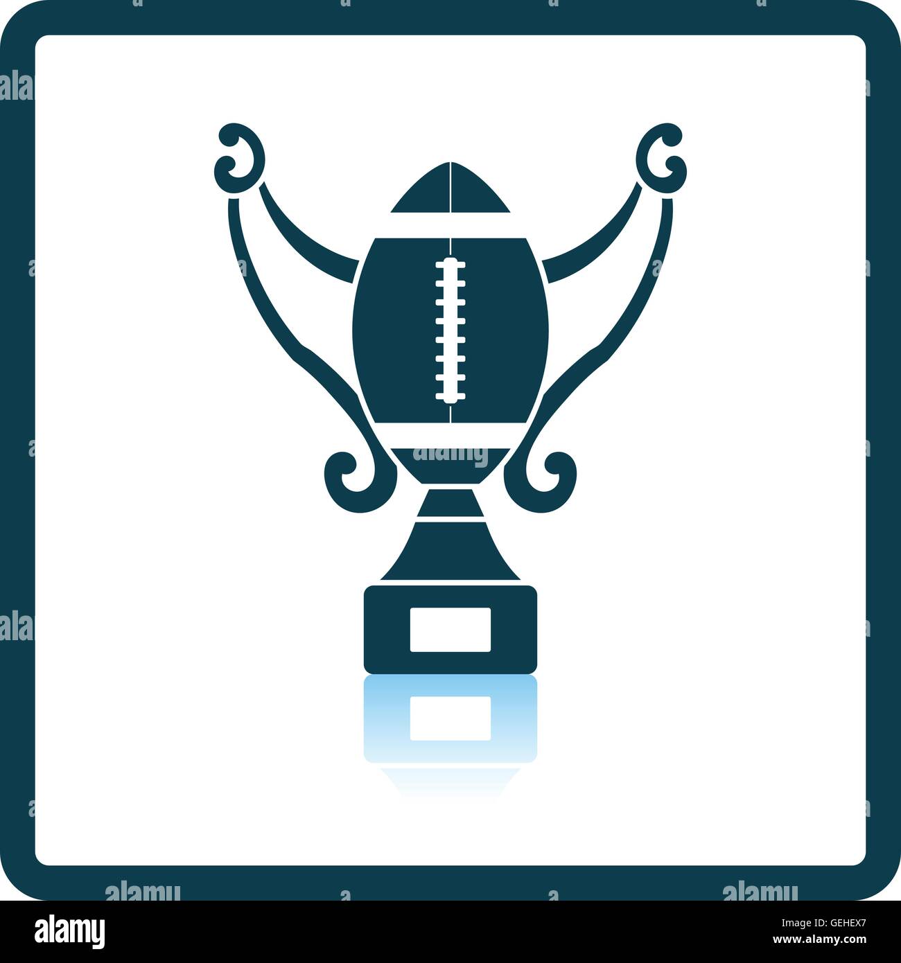 3d render gold trophy cup Stock Vector Images - Alamy