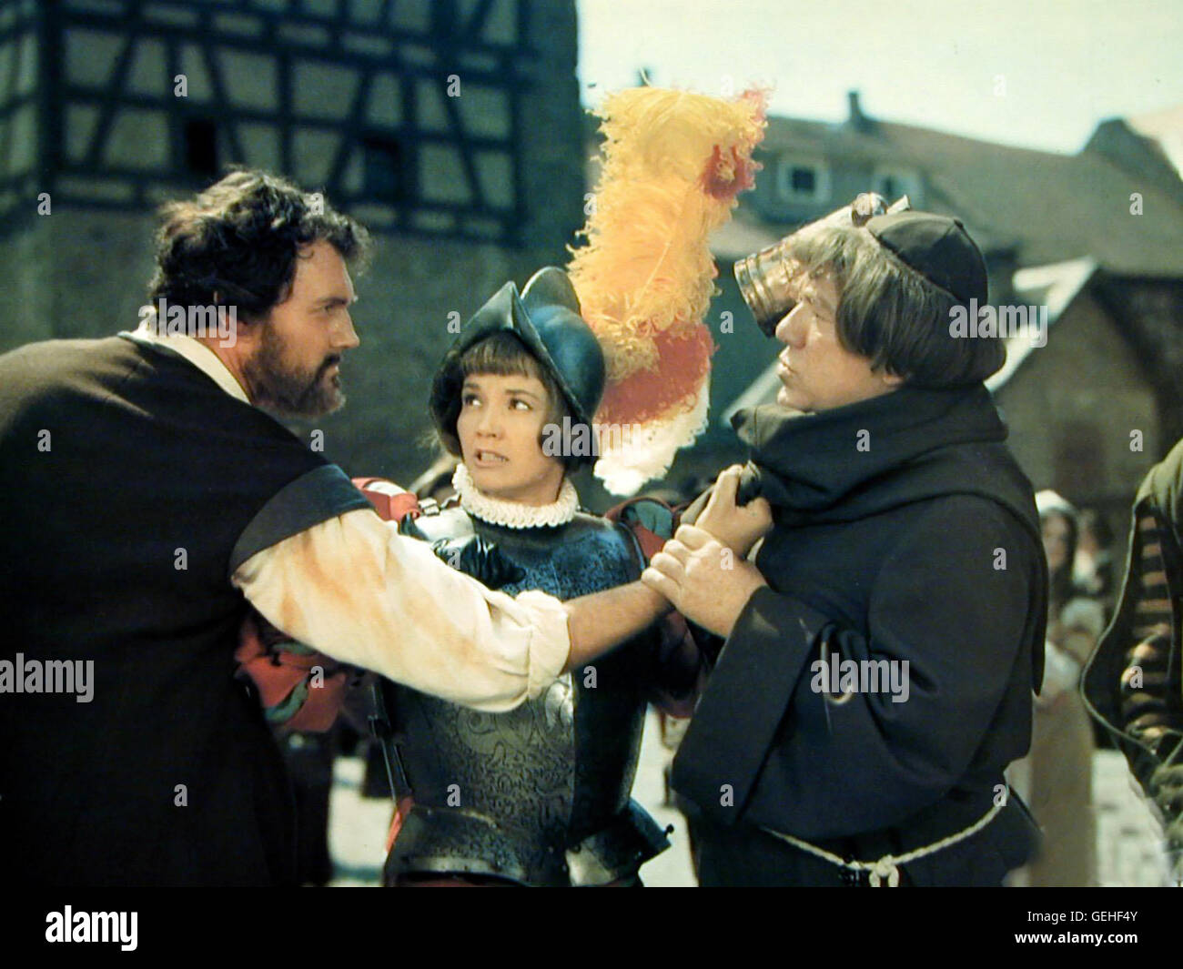 Harald Leipnitz, Liselotte Pulver, Paul Esser Der Ritter (Liselotte ...