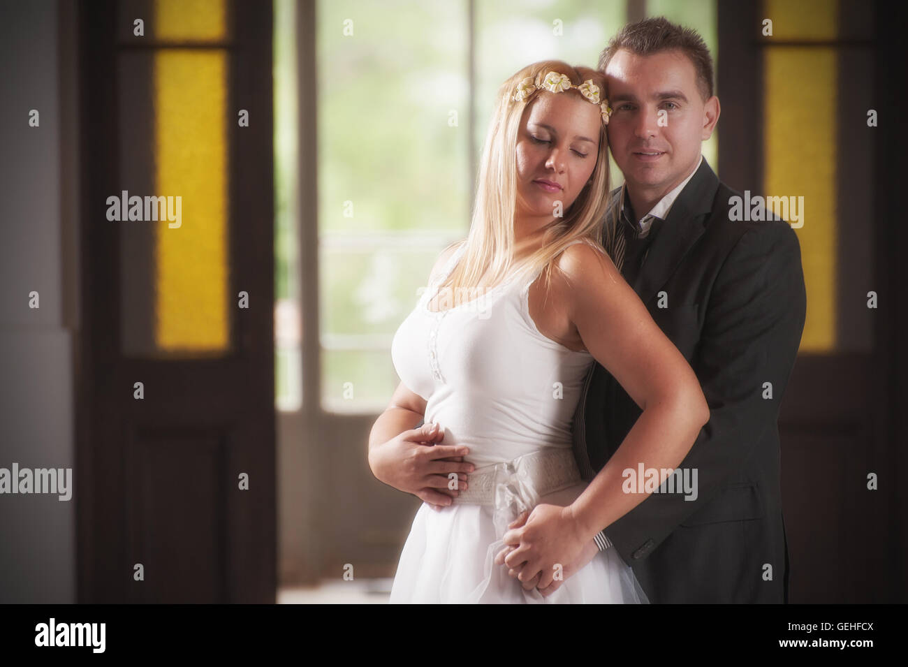 Dreamy pose hi-res stock photography and images - Alamy