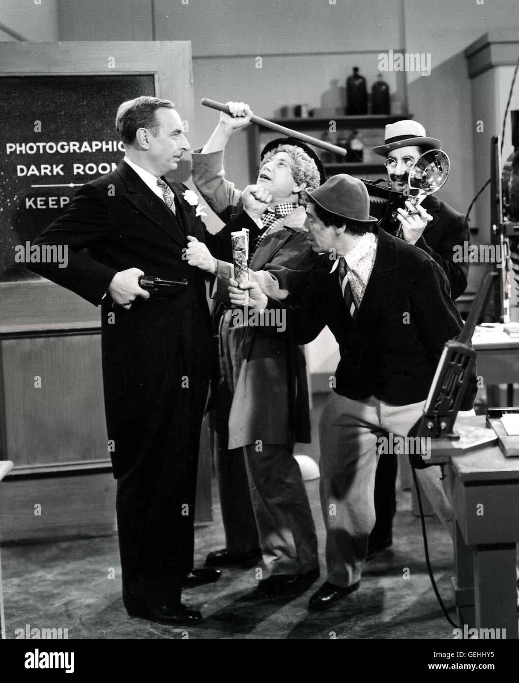 Douglas Dumrbille, Harpo Marx, Chico Marx, Groucho Marx Flywheel ...