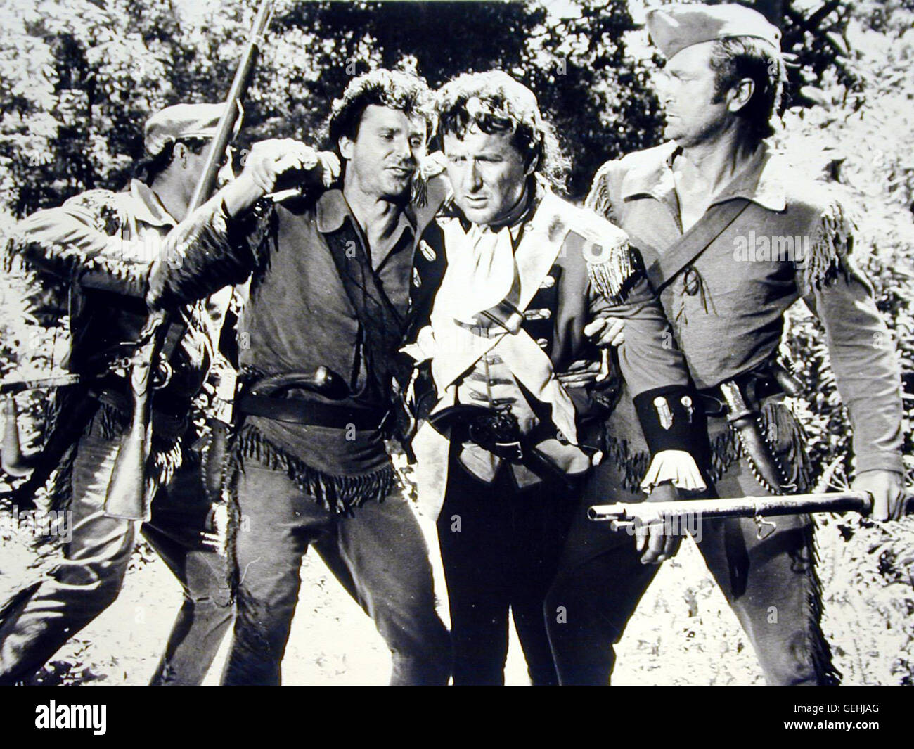 Major Robert Rogers (Keith Larsen, 2.vl), Colonel Trent (Patrick MacNee ...