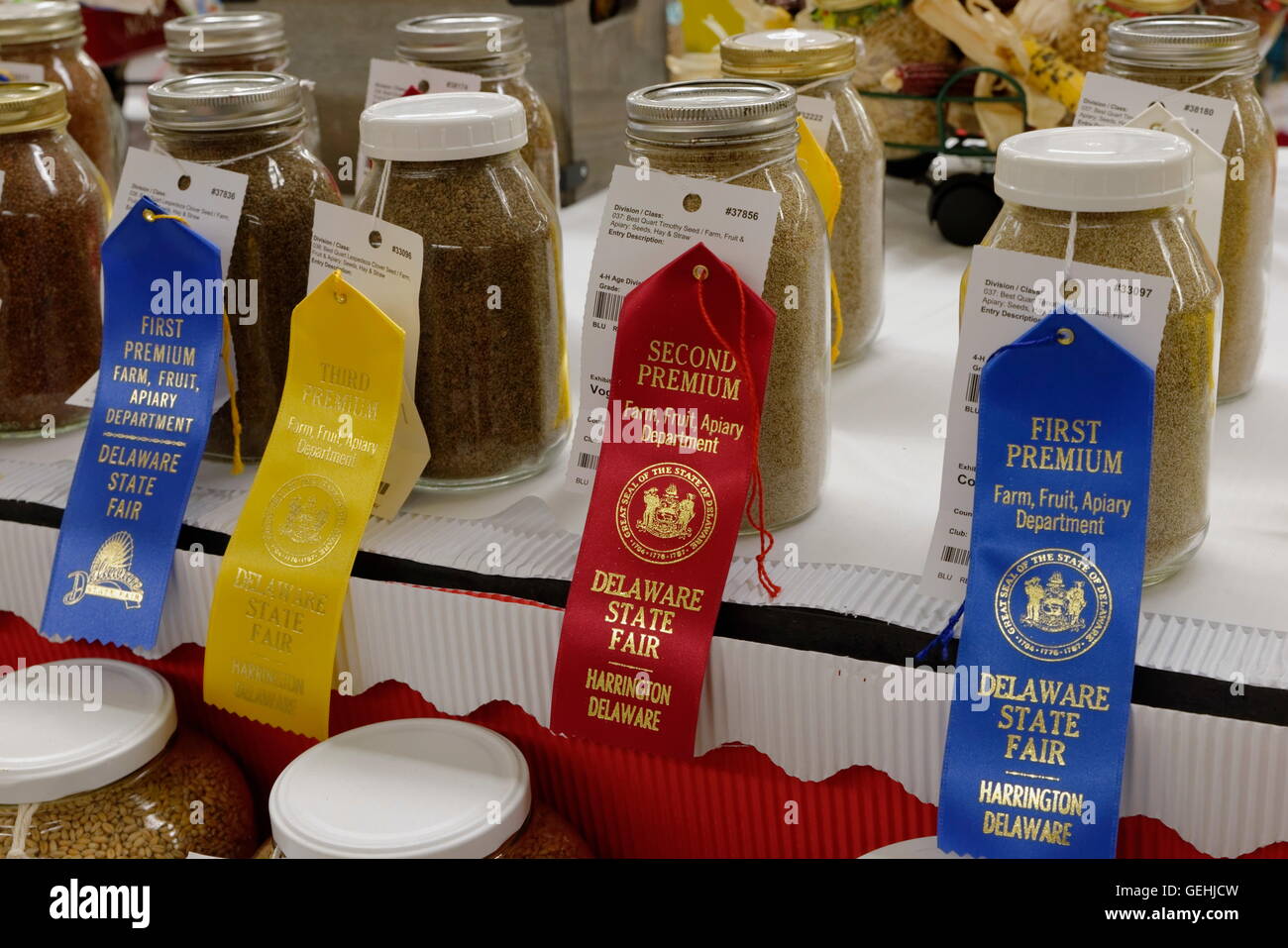 State Fair Prize Ribbons Stock Photo - Alamy