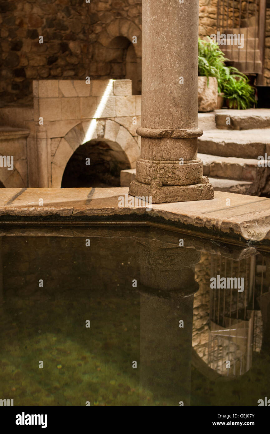 Arab Baths, Gerona, Spain Stock Photo - Alamy