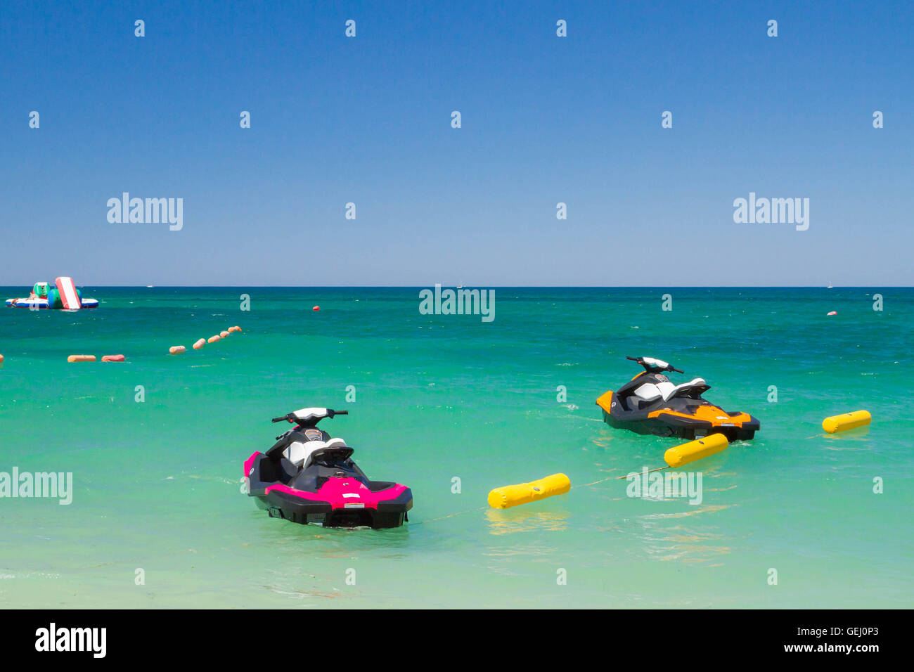 Water attractions the motorcycles of the sea Stock Photo - Alamy