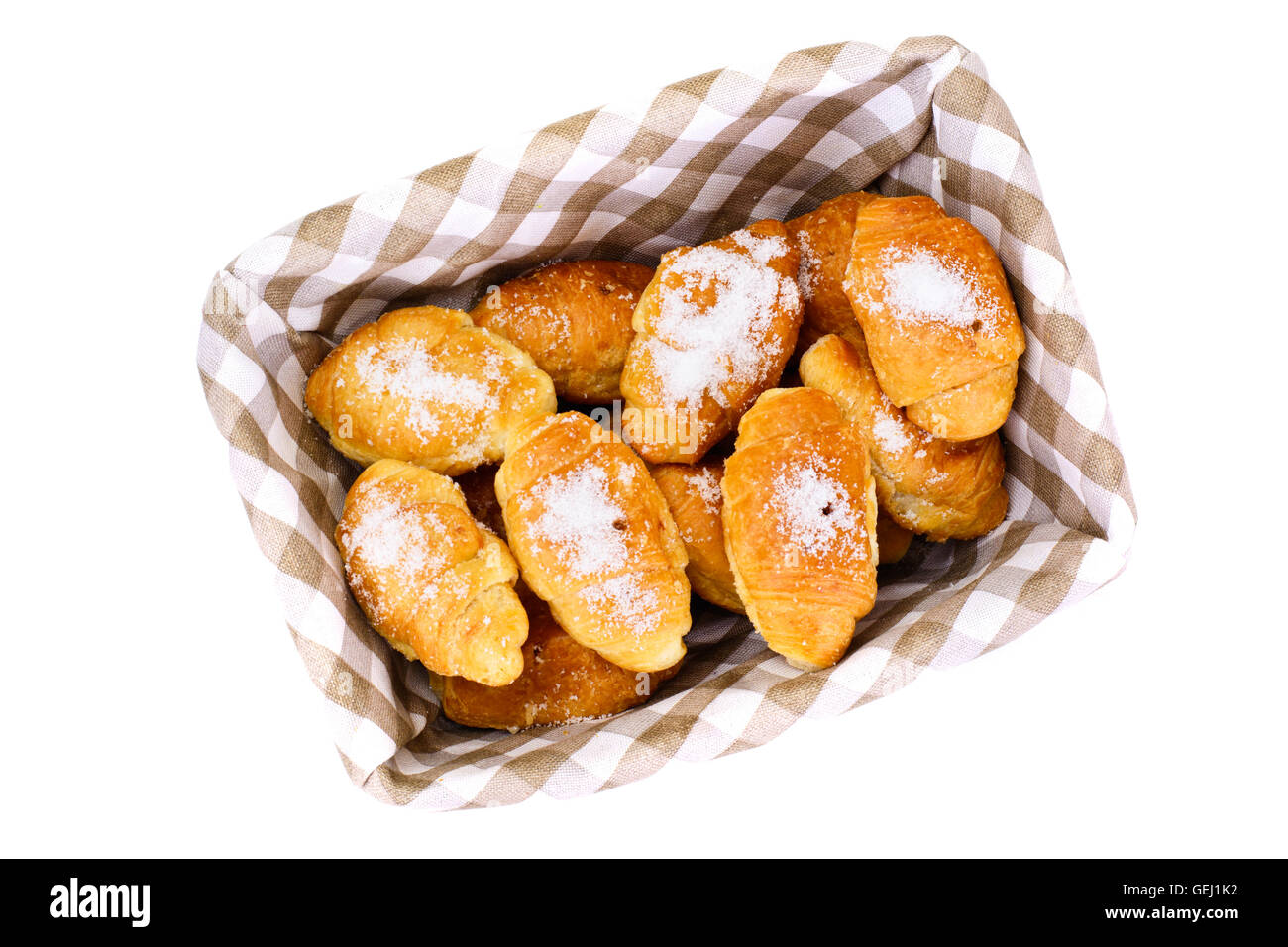 Delicious breakfast table croissants Cut Out Stock Images & Pictures ...