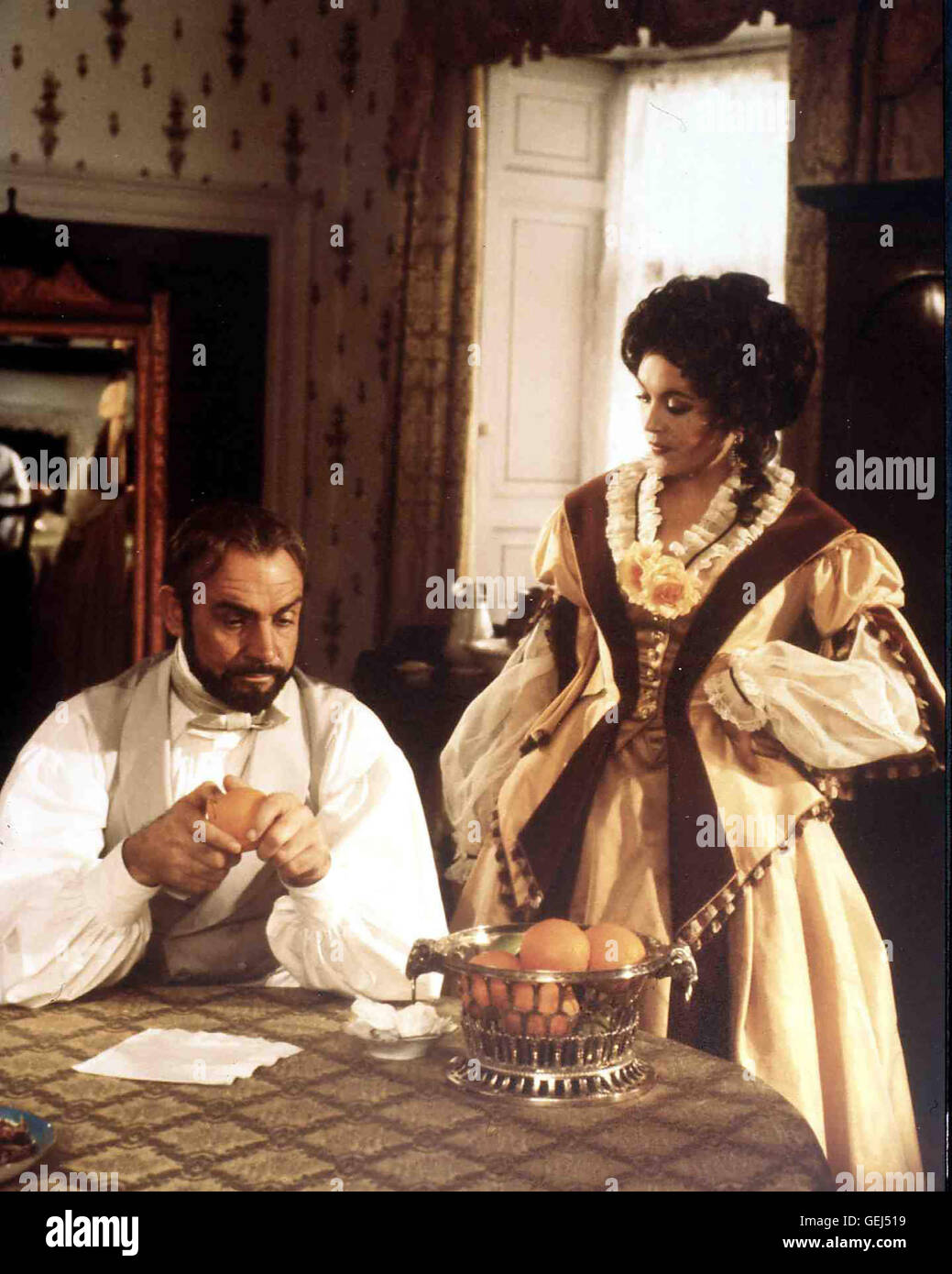 Sean Connery, Lesley-Anne Down *** Local Caption *** 1979, Great Train ...