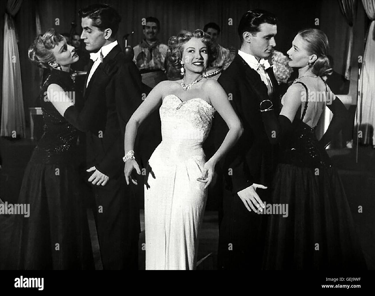 Monica Lewis Die bekannte Saengerin Monica Lewis (Monica Lewis, m ...