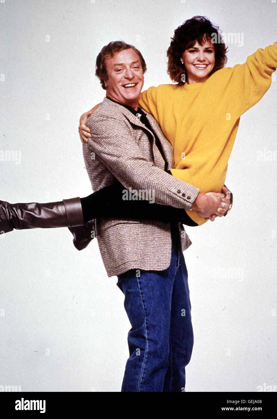 Michael Caine, Sally Field *** Local Caption *** 1987, Surrender, Nicht ...