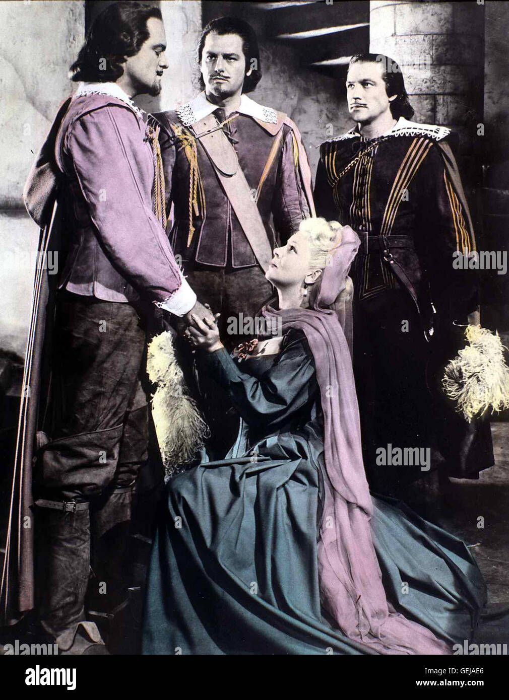 Athos (Van Heflin), Porthos (Gig Young), Lady de Winter (Lana Turner ...