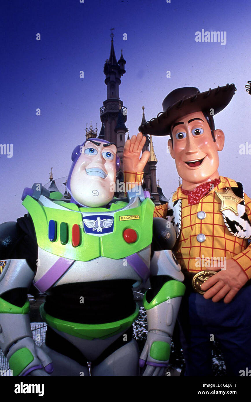 Buzz Lightyear, Woody *** Local Caption *** 1995, Toy Story, Toy Story ...