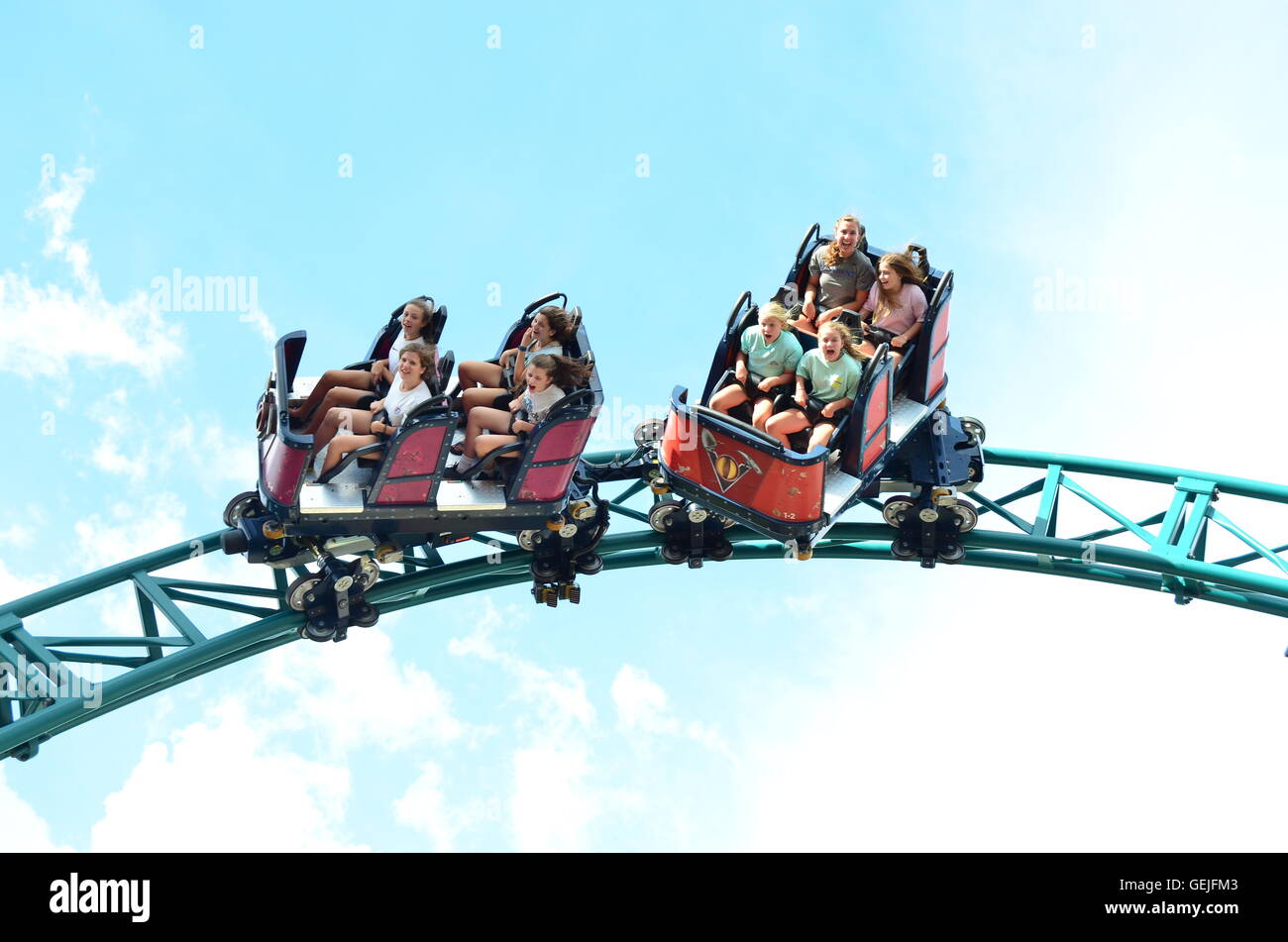 Cobra's Curse spin coaster at Busch Gardens Tampa Florida, the only one ...