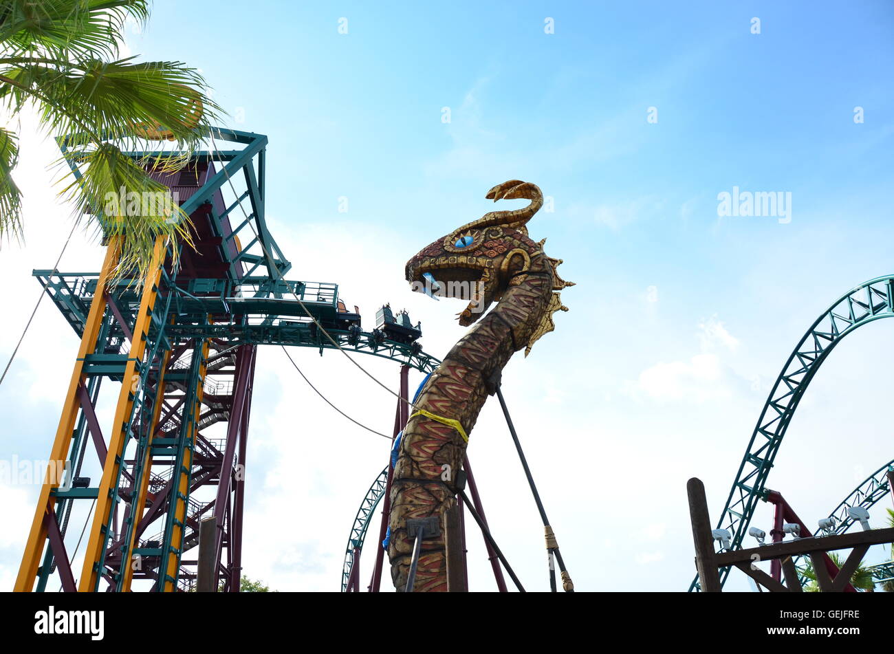 Busch gardens cobras curse hi-res stock photography and images - Alamy