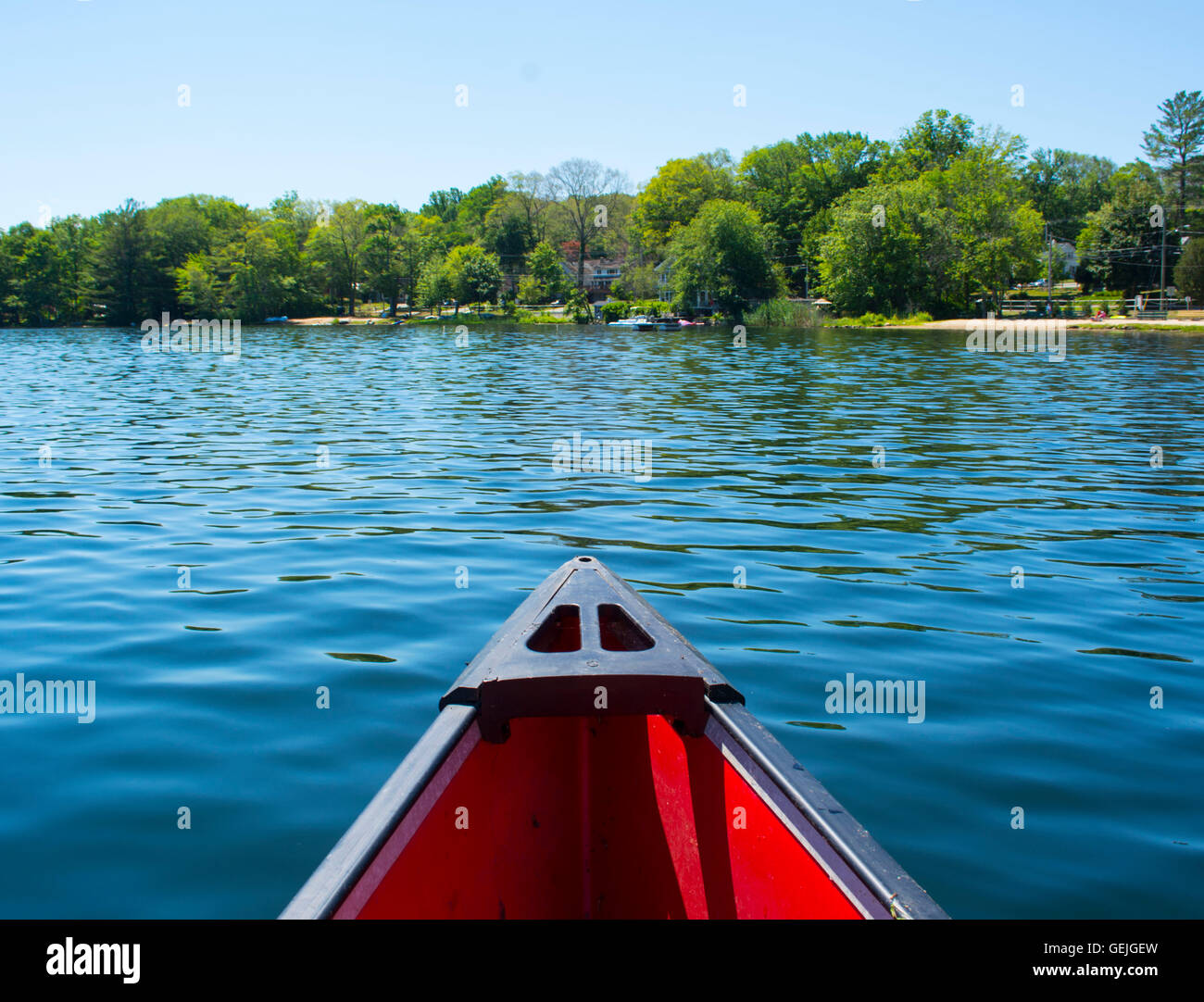 Red boat water hi-res stock photography and images - Alamy