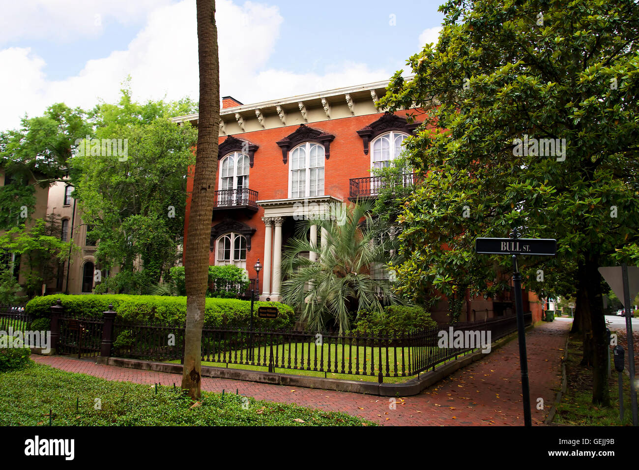 Savannah, a coastal Georgia city, is separated from South Carolina by ...