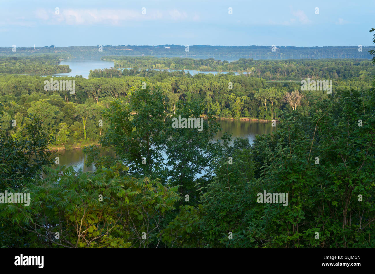 pine bend bluffs scientific and natural area overlooking mississippi ...