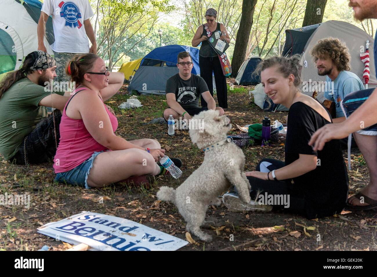 Philadelphia, Pennsylvania, USA. 25th July, 2016. Bernie Sanders ...