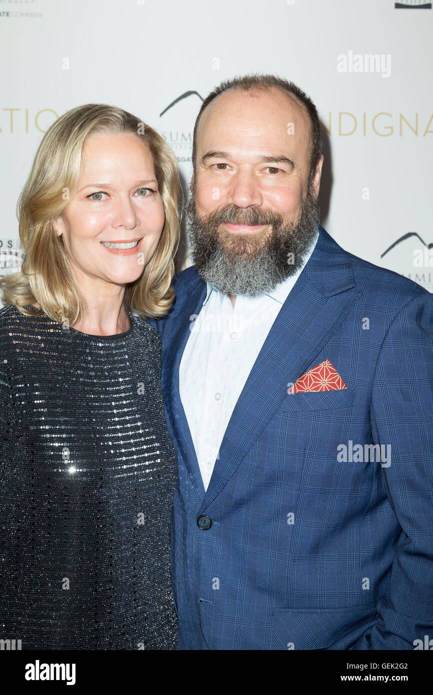 New York, NY, USA. 25th July, 2016. Rebecca Luker, Danny Burstein at ...