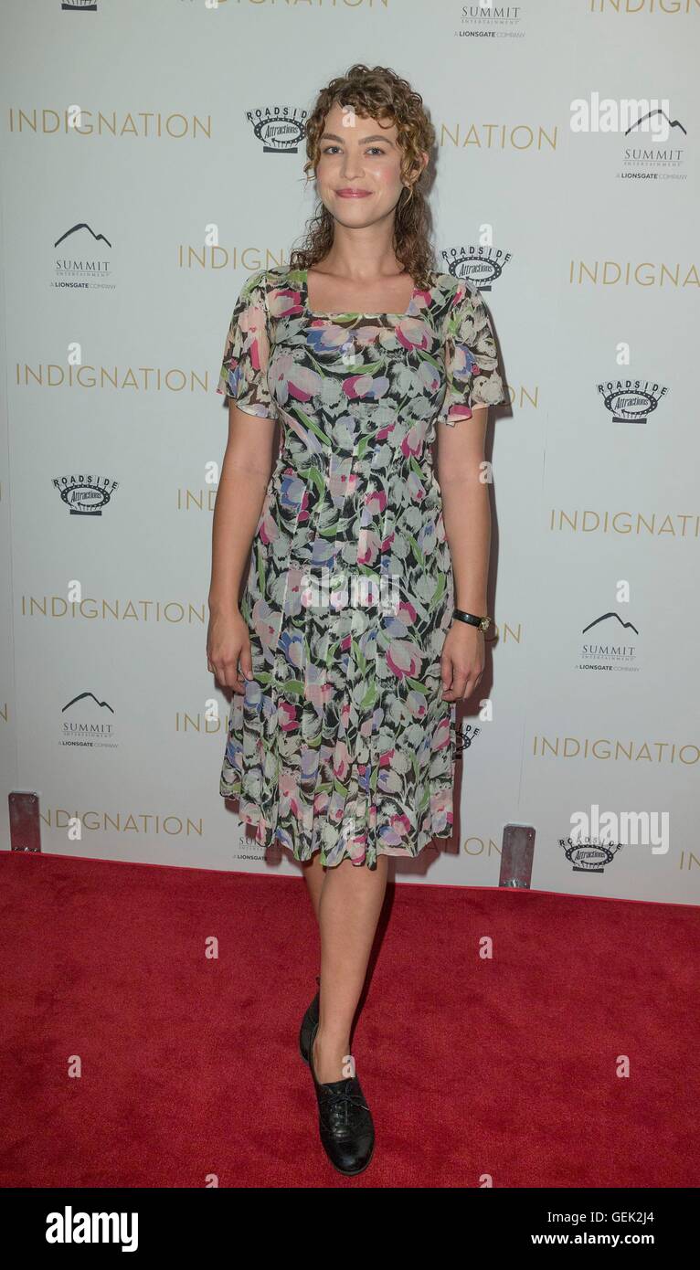 New York, NY, USA. 25th July, 2016. Elvy Yost at arrivals for ...