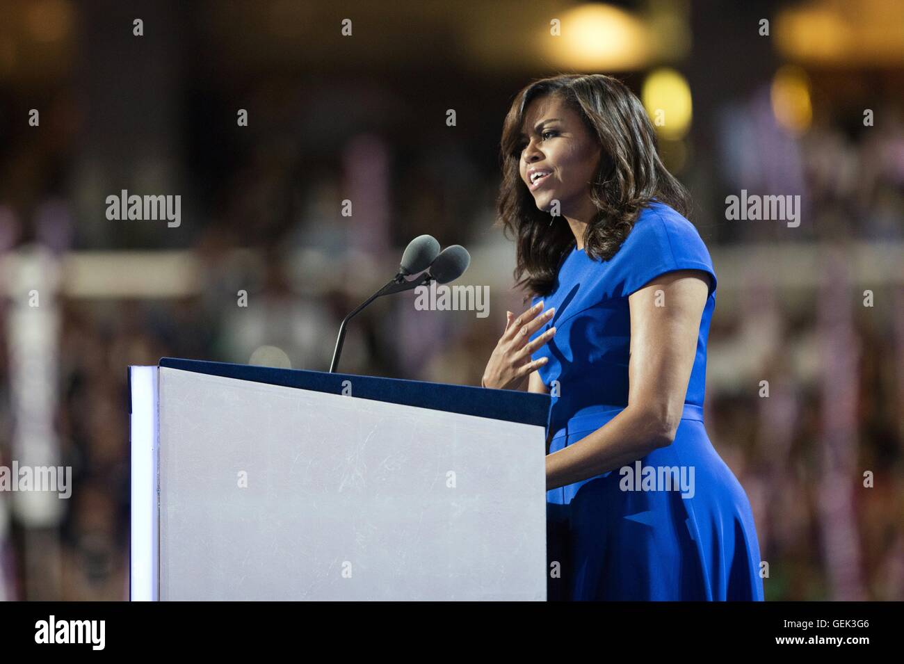 Michelle obama 2016 hi-res stock photography and images - Alamy