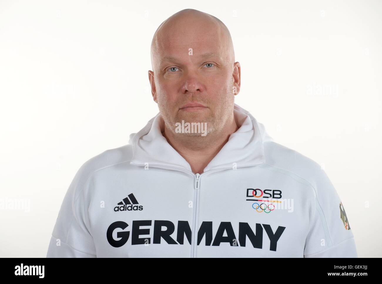 Hannover, Germany. 25th July, 2016. Hanns Christian Harzmann poses at a ...
