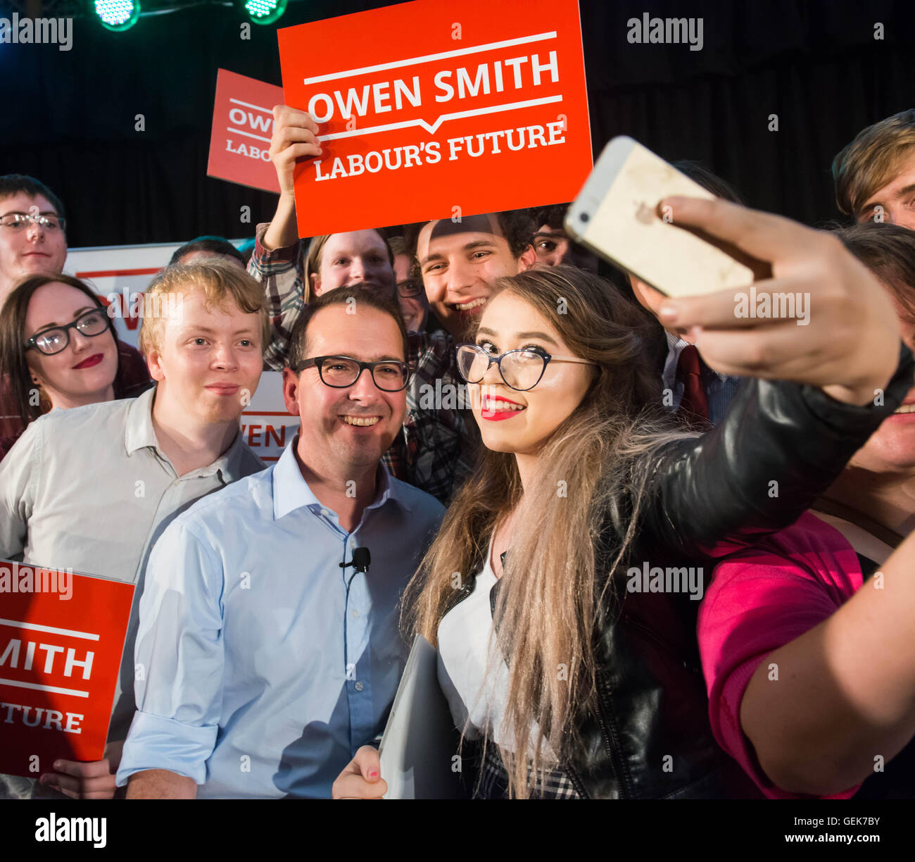 London, UK. 26th July, 2016. Labour leadership contender campaigns in ...