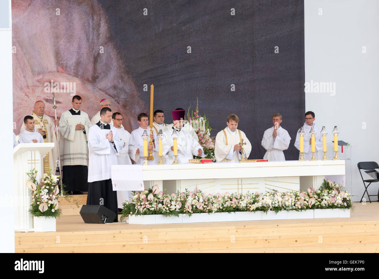 WYD Opening Mass Stock Photo - Alamy