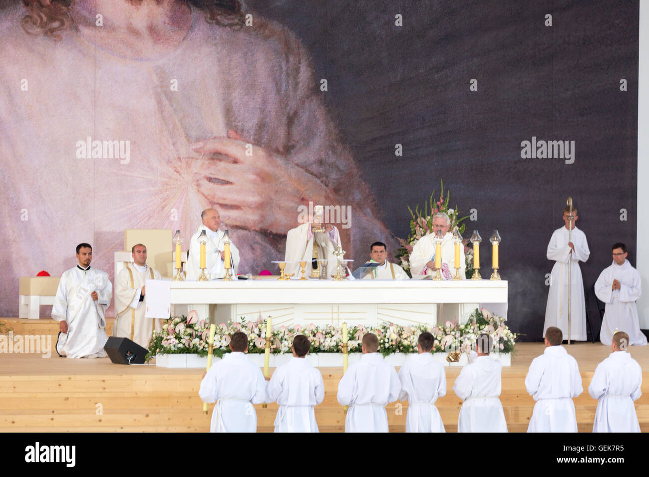 WYD Opening Mass Stock Photo - Alamy