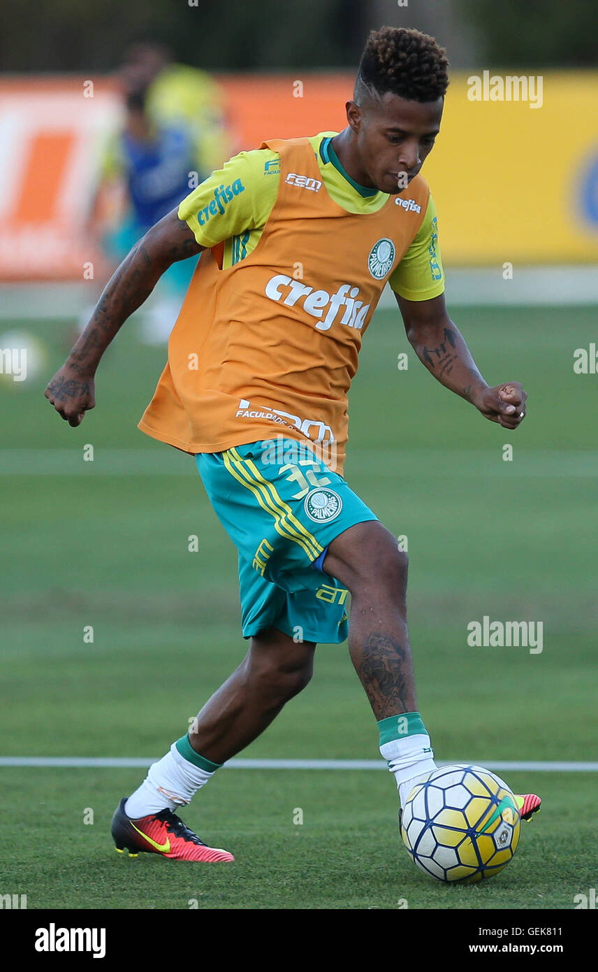 The Tche Tche player, SE Palmeiras, during training, the Football ...