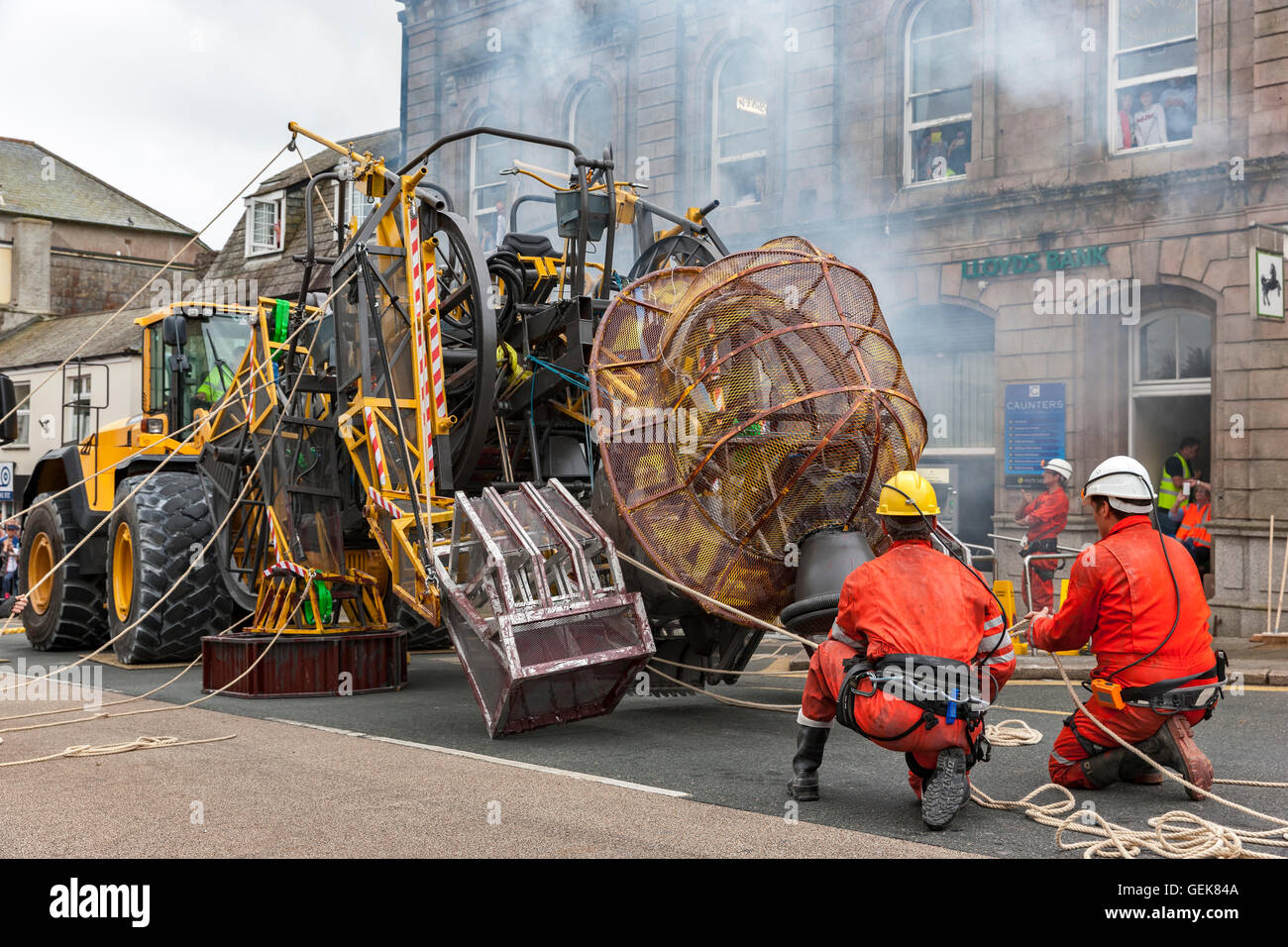 The Man Engine, Liskeard, Cornwall. 26th July, 2016. The Worlds Largest ...