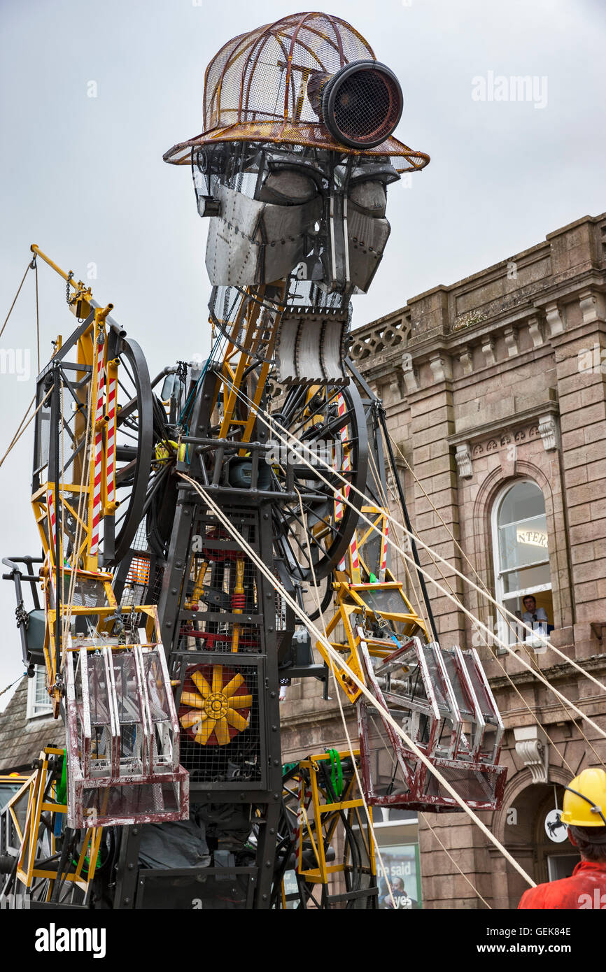 The Man Engine, Liskeard, Cornwall. 26th July, 2016. The Worlds Largest ...