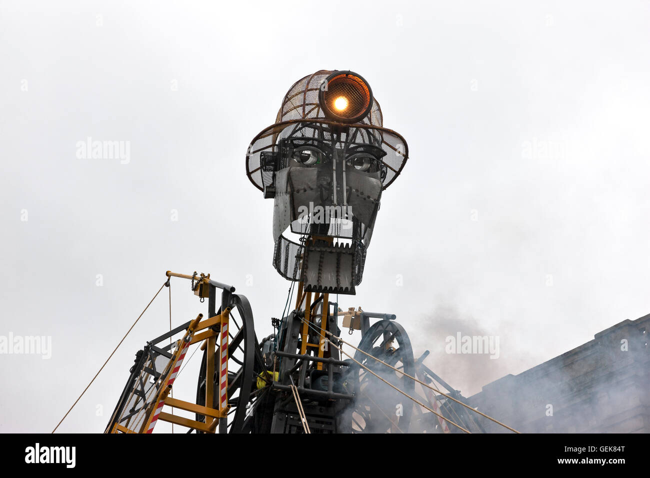 The Man Engine, Liskeard, Cornwall. 26th July, 2016. The Worlds Largest ...