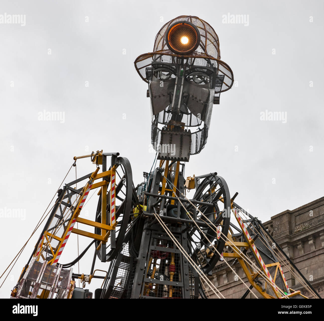 The Man Engine, Liskeard, Cornwall. 26th July, 2016. The Worlds Largest ...