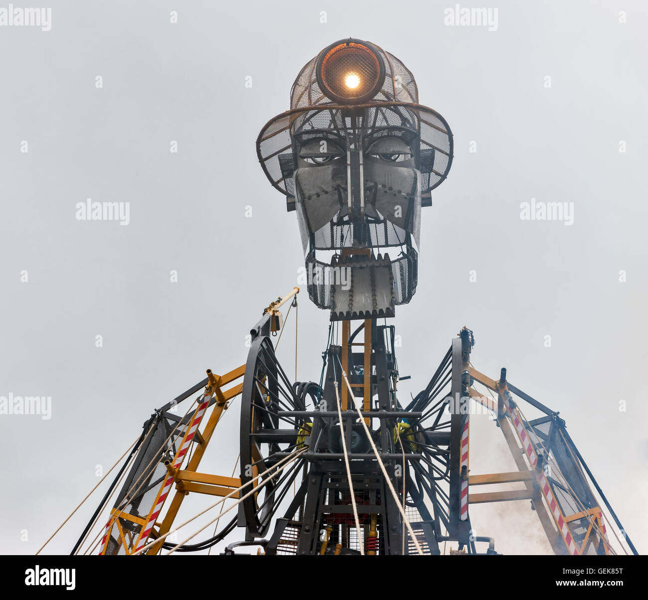 The Man Engine, Liskeard, Cornwall. 26th July, 2016. The Worlds Largest ...