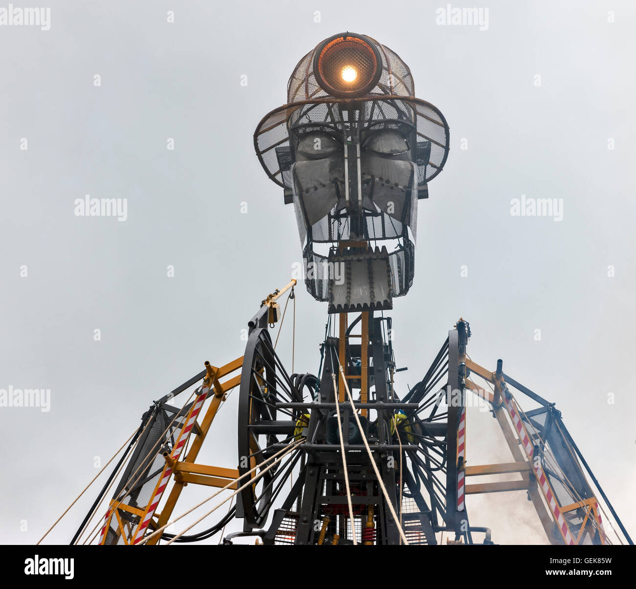 The Man Engine, Liskeard, Cornwall. 26th July, 2016. The Worlds Largest ...