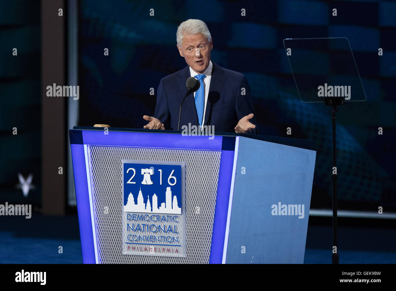 Philadelphia, USA. 26th July, 2016. Former U.S. President Bill Clinton ...