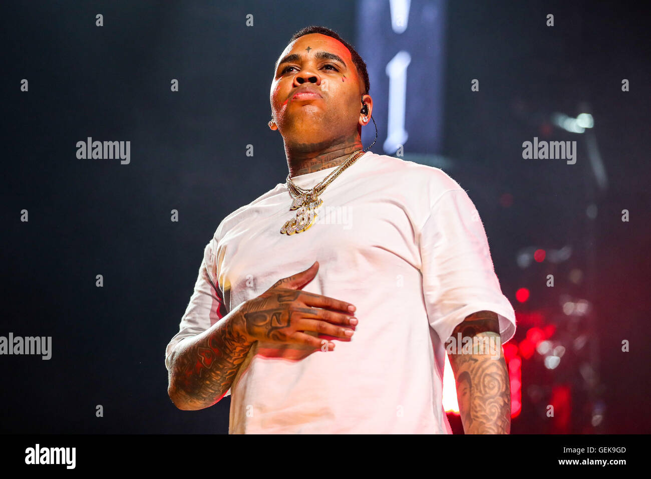 Raleigh, North Carolina, USA. 26th July, 2016. Music artist KEVIN GATES ...