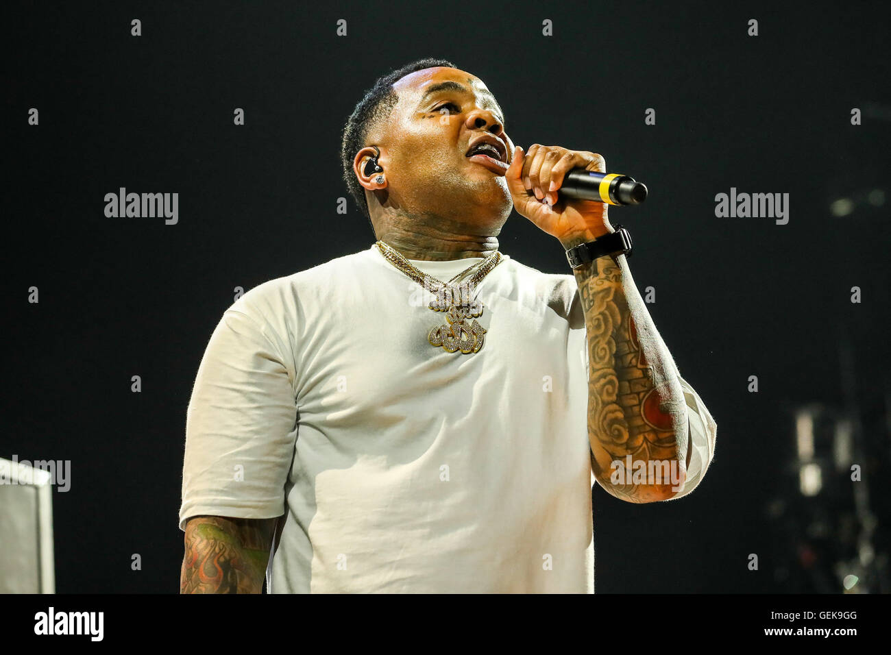 Raleigh, North Carolina, USA. 26th July, 2016. Music artist KEVIN GATES ...