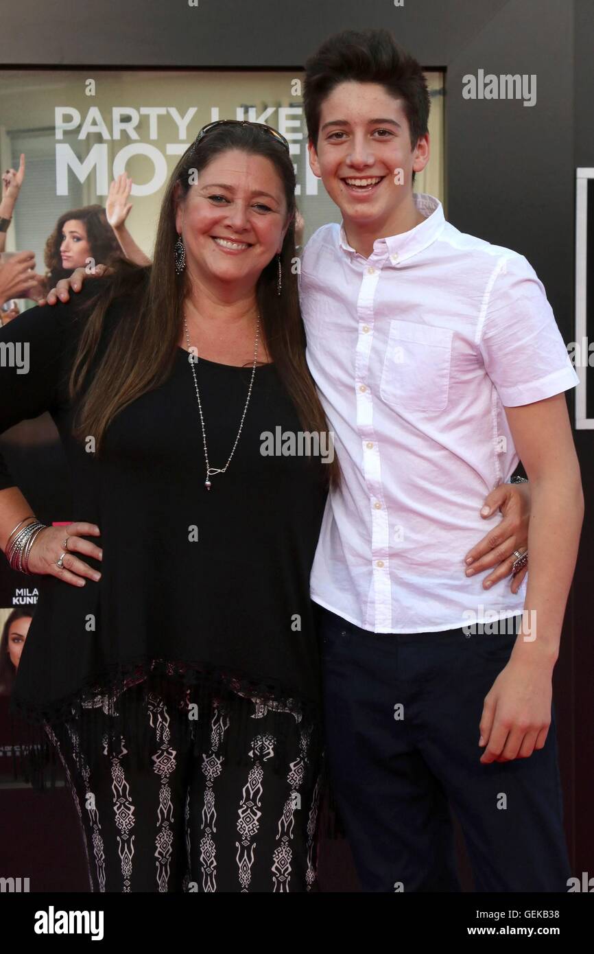 Los Angeles, CA, USA. 26th July, 2016. Camryn Manheim, Milo Manheim at ...