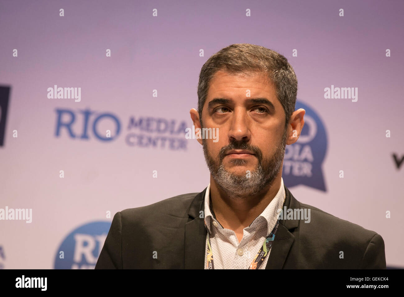 President of the Olympic Public Authority, Marcelo Pedroso, during the ...