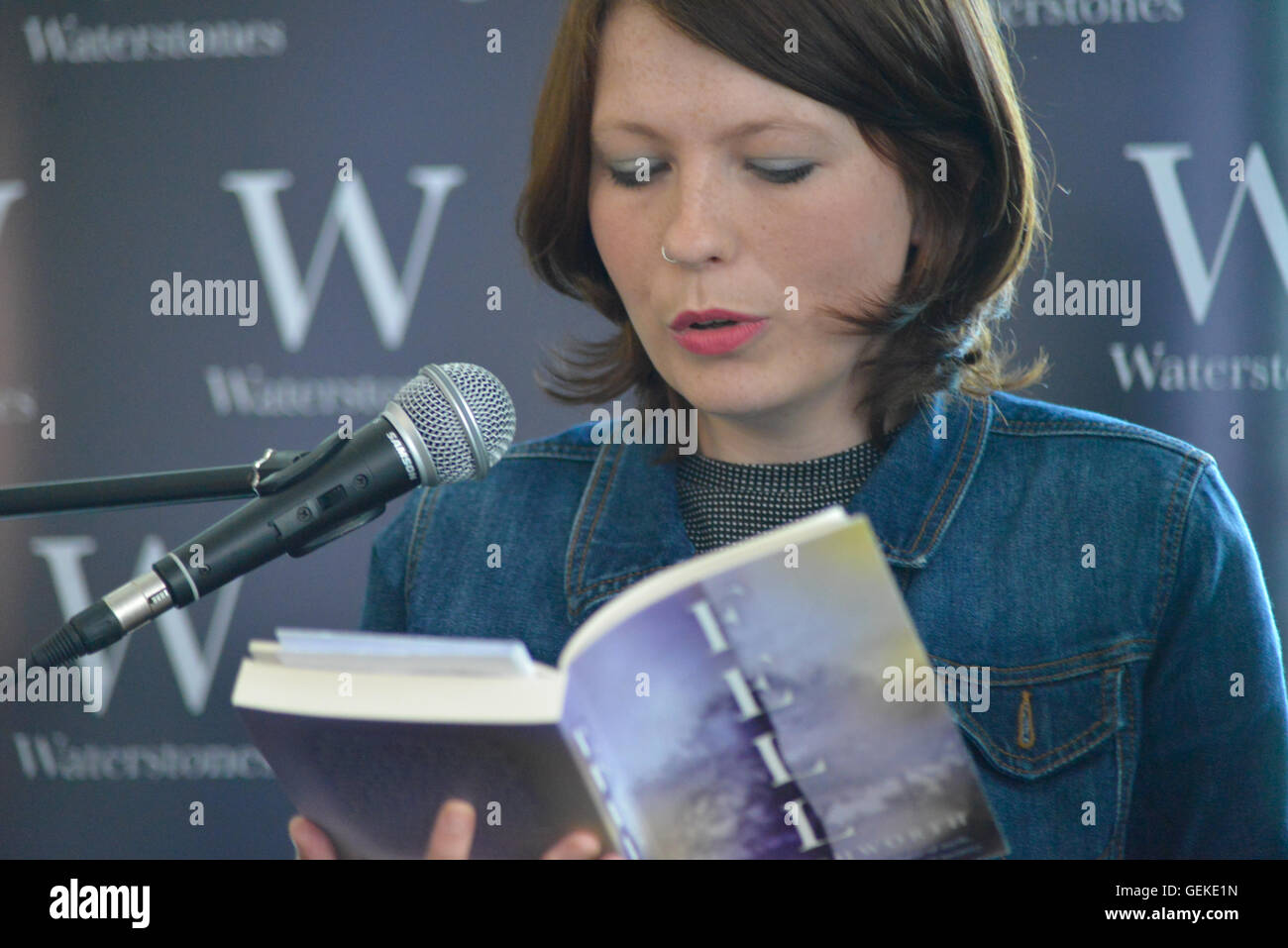 Manchester, UK. 27th July, 2016. Jenn Ashworth, author and co-founder ...