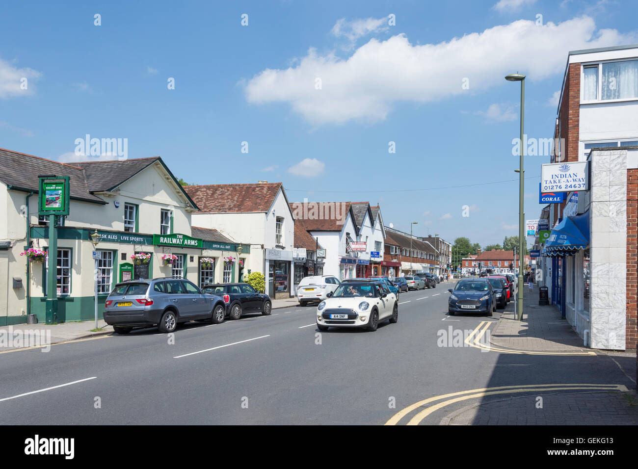 Frimley High Street, Frimley, Surrey, England, United Kingdom Stock ...