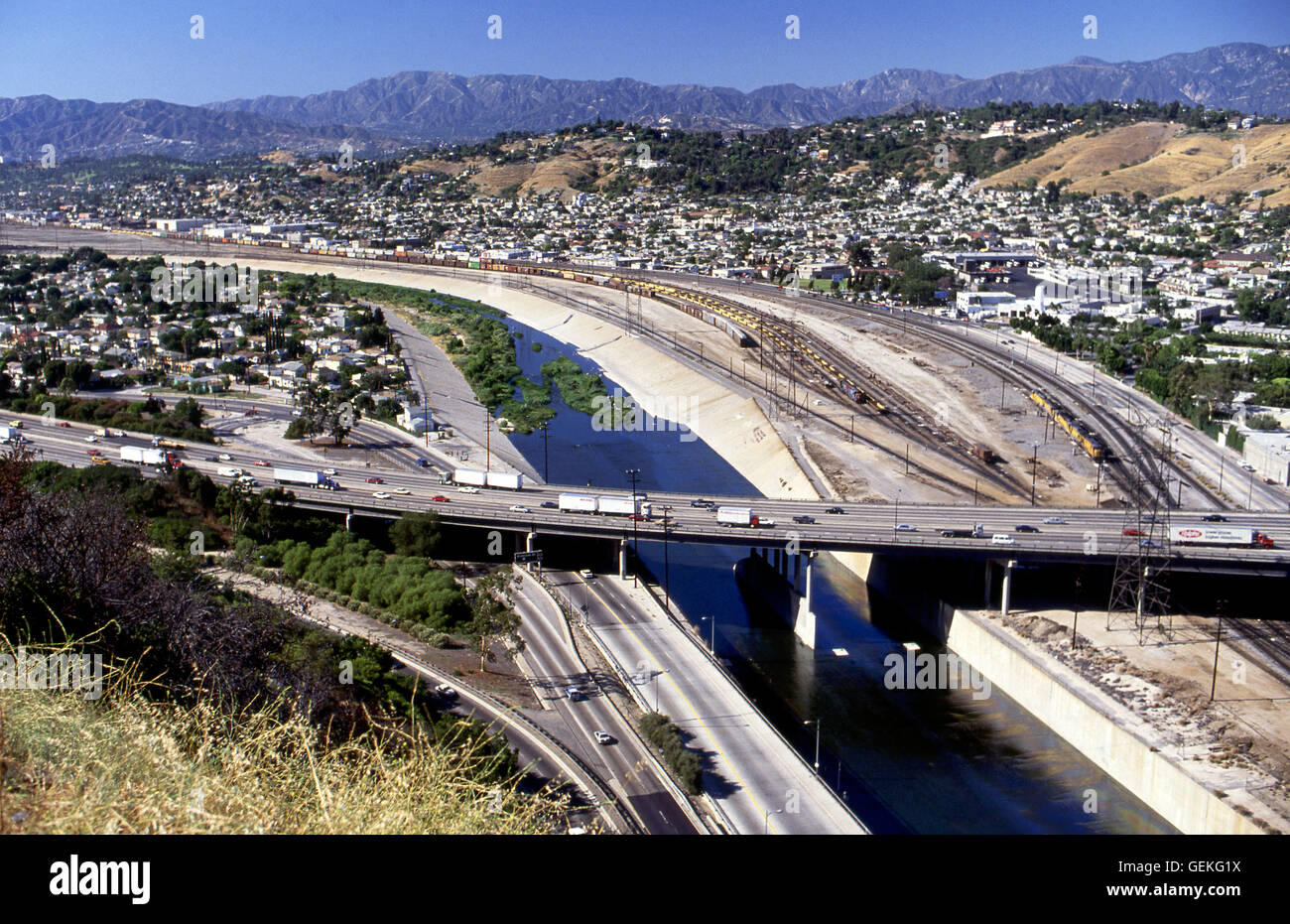 Los angeles river basin hi-res stock photography and images - Alamy