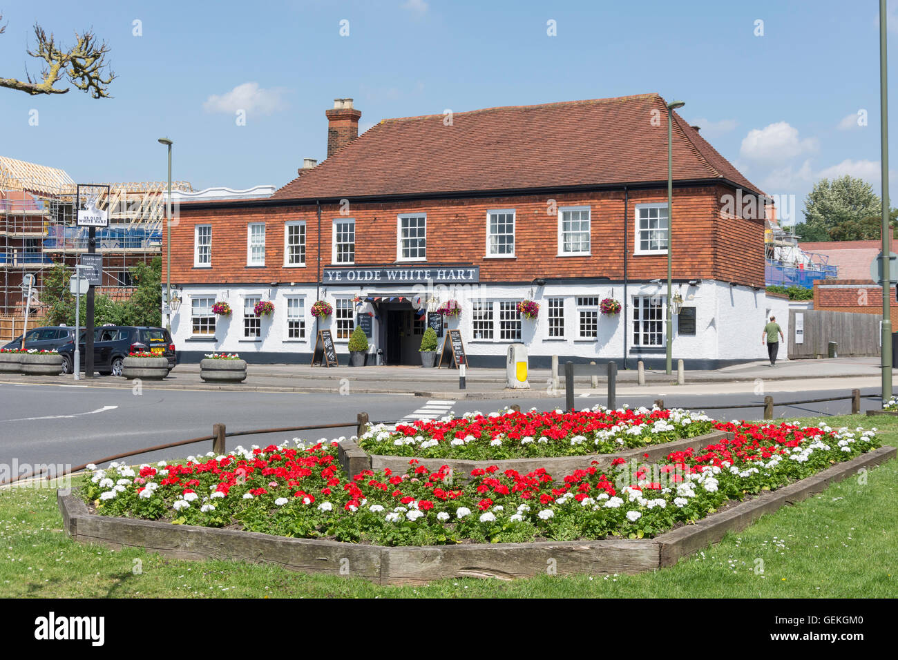 16th century Ye Olde White Hart Pub, Frimley High Street, Frimley ...