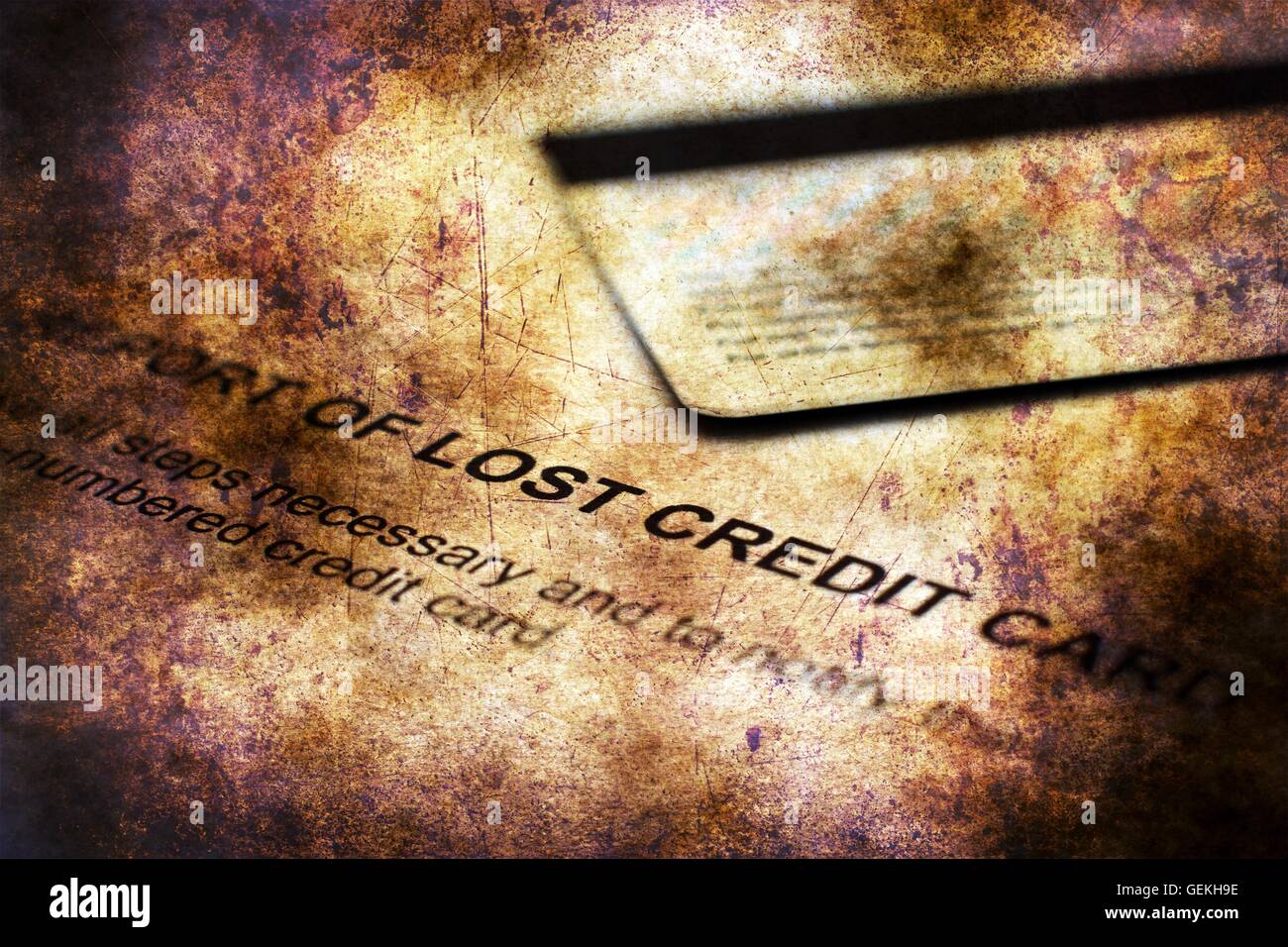 Report lost credit card identity hi-res stock photography and images ...